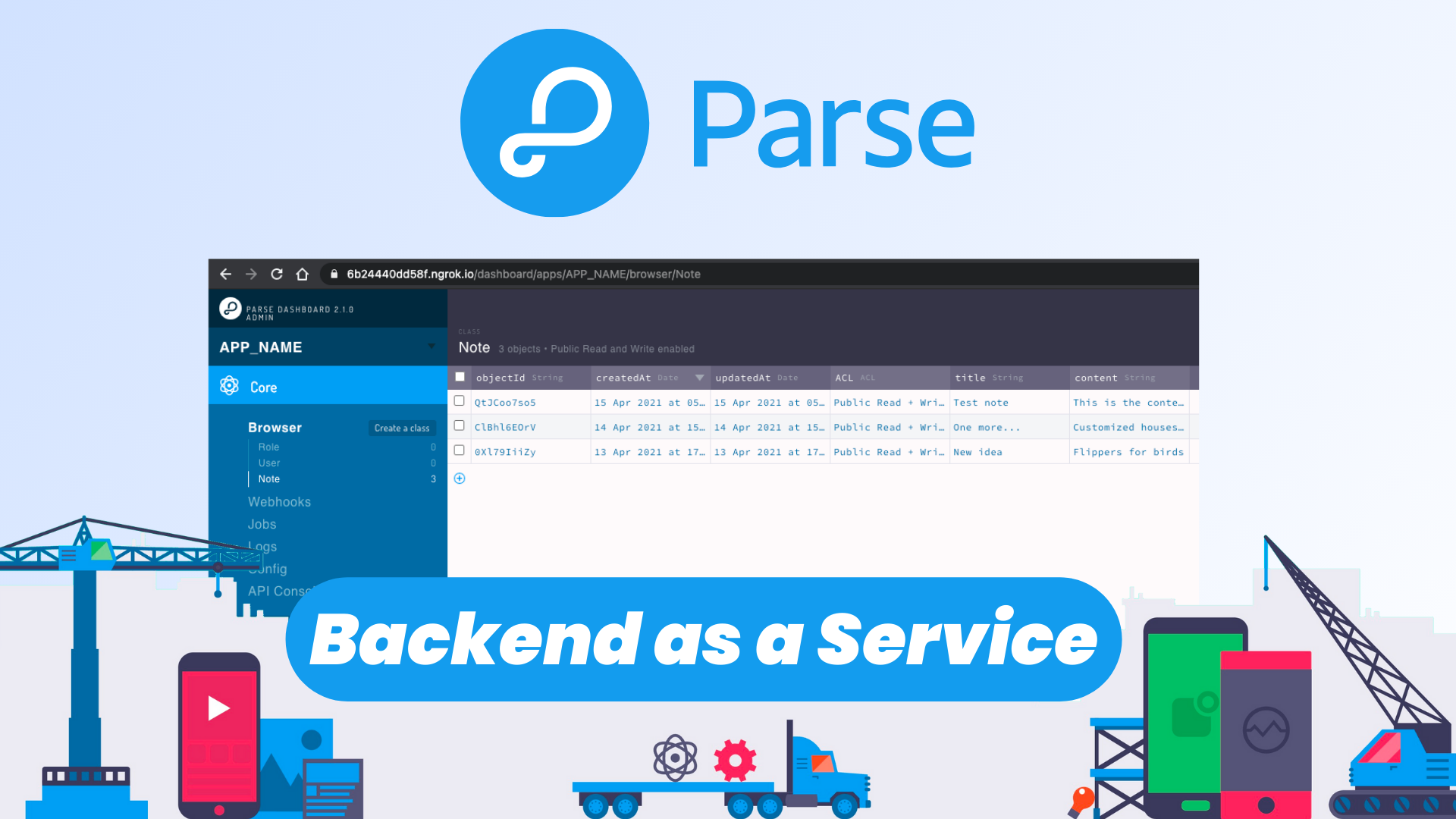 Parse Free Open Source Backend As A Service