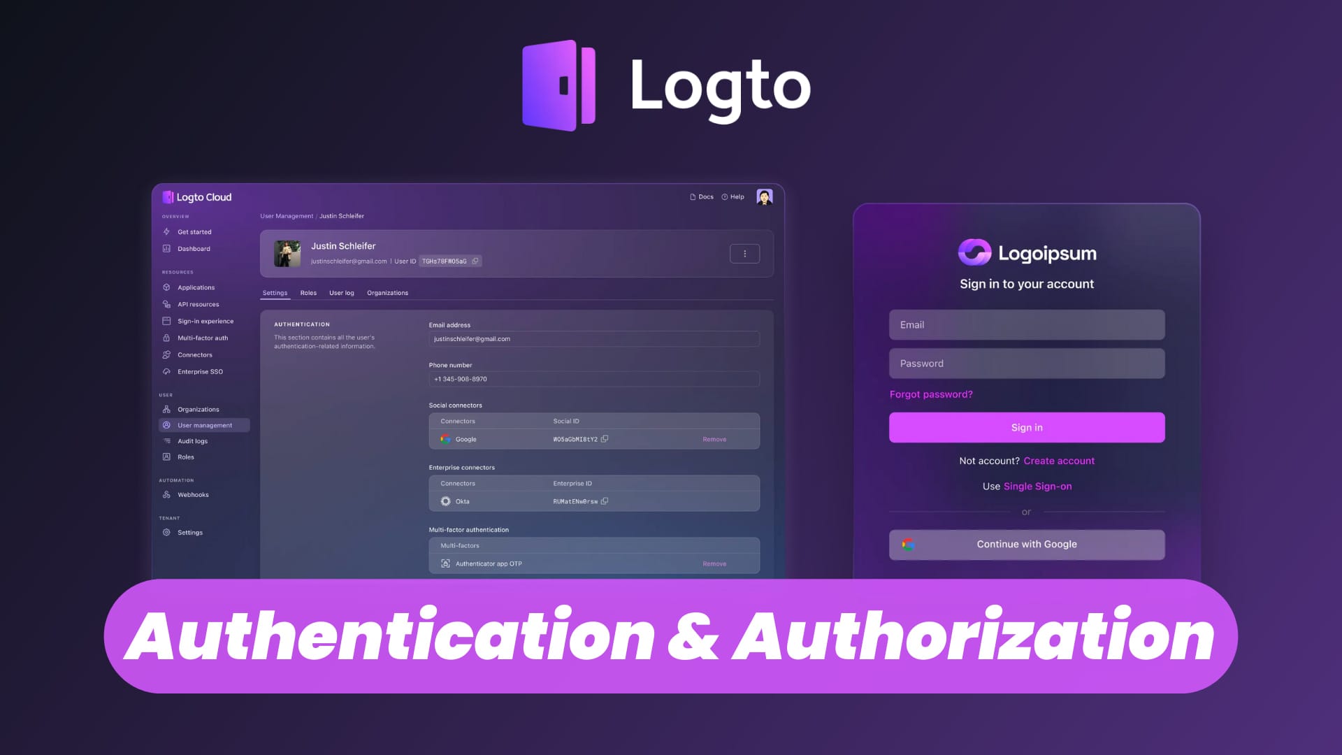 Logto Free Open Source Identity Infrastructure For Developers