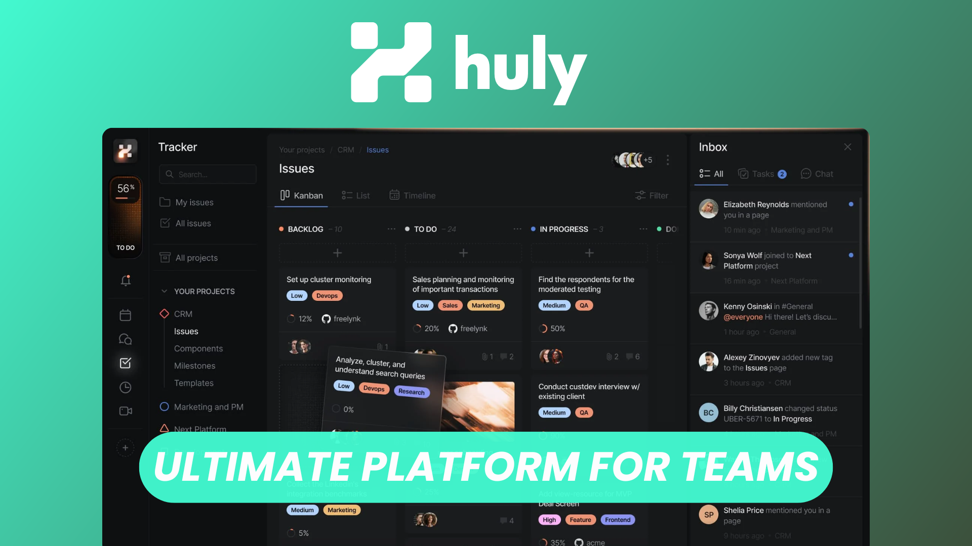 Huly: Free Open Source Everything App for Teams