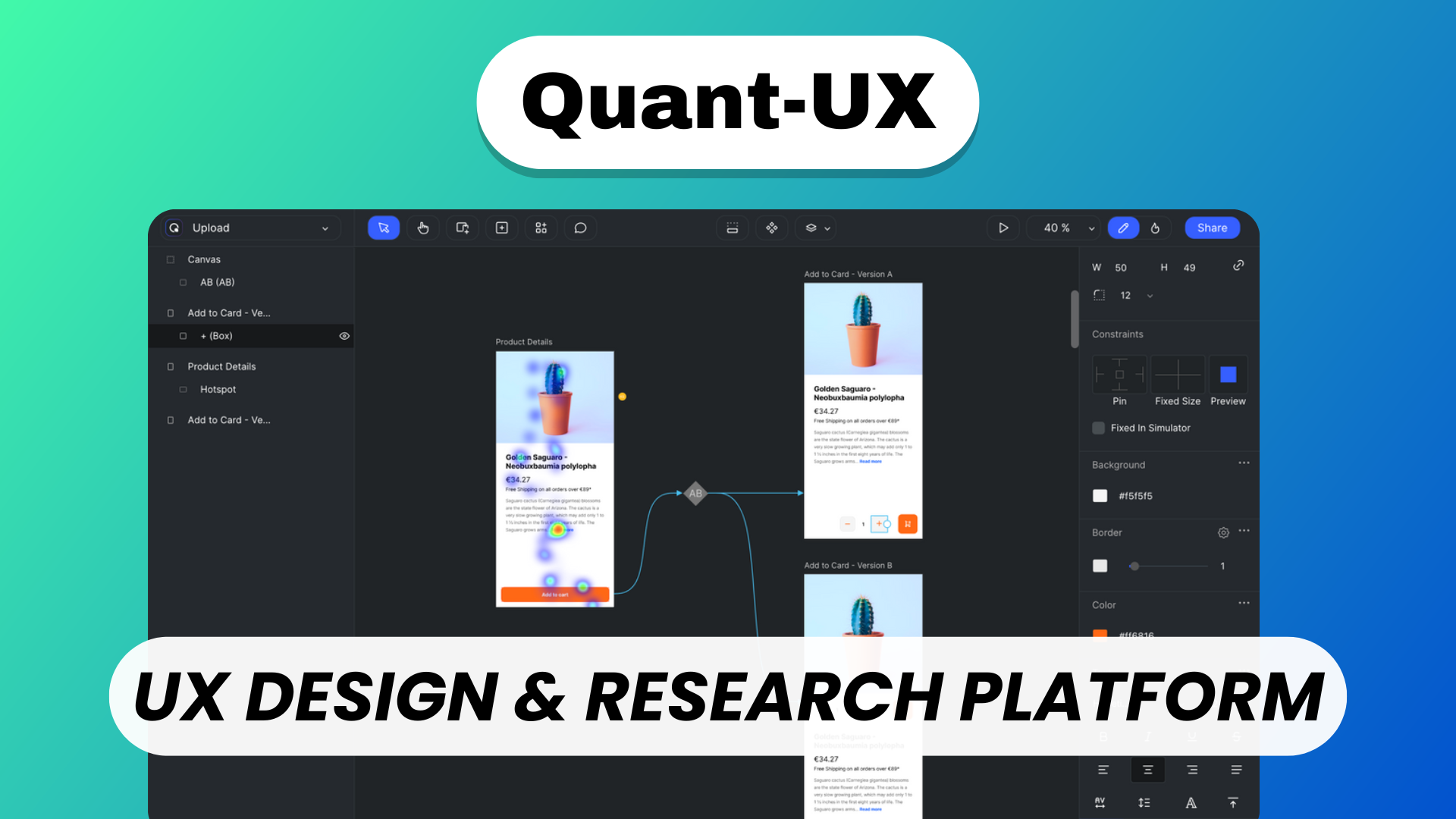 Quant-UX: Free Open Source Design & Prototyping Tool