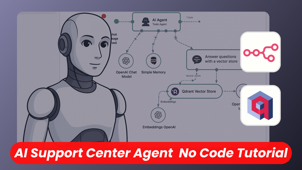 n8n AI Agents with Qdrant Vector Store Knowledge Base