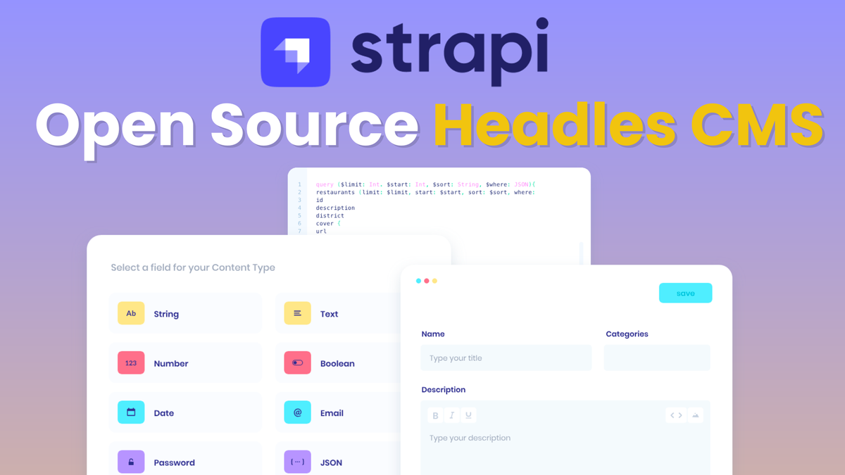 Strapi: Free Open Source Headless CMS Strapi: Free Open Source Headless CMS