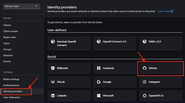 Setting Up Sign In With Github Using Keycloak