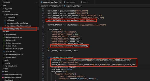 Caching With Redis For Backend In Apache Superset